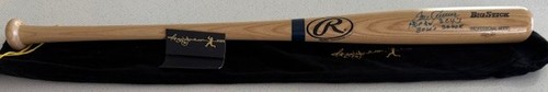 Tom Seaver NY Mets SIGNED AUTOGRAPHED MULTI STAT RAWLINGS BAT Reggie ...