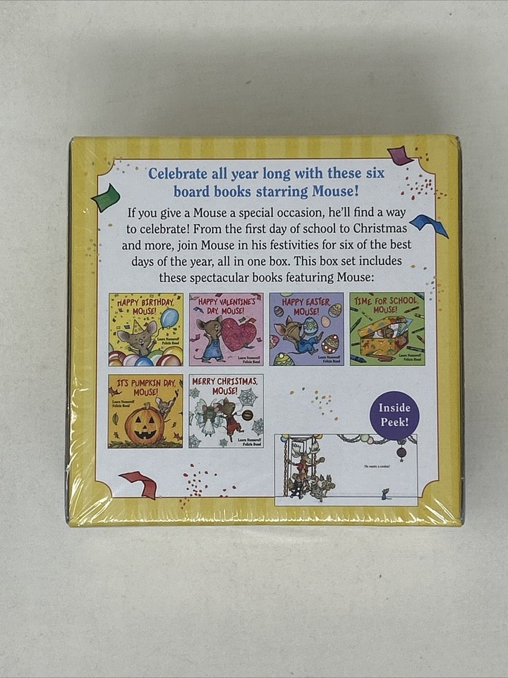 A Year With Mouse: Board Book Box Set Of 6 By Laura Numeroff And ...