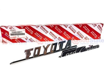 Genuine Toyota LandCruiser FJ45 FJ43 FJ42 FJ40 Front Fender Badge ...