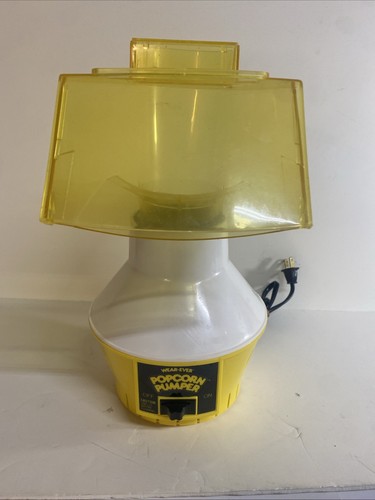 Wear-Ever Popcorn Pumper Hot Air Popper 73000 Vintage Yellow No Butter ...