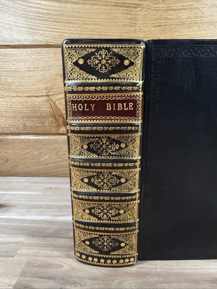 1625 HOLY BIBLE beautiful FINE BINDING london KING JAMES leather ...