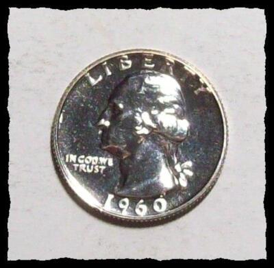 1960 WASHINGTON QUARTER Highly Reflective Gem PROOF #26D14 | eBay