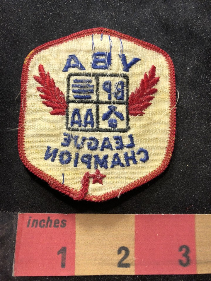 Vtg Embroidered Version BPAA YBA LEAGUE CHAMPION Patch For Bowing Shirt ...