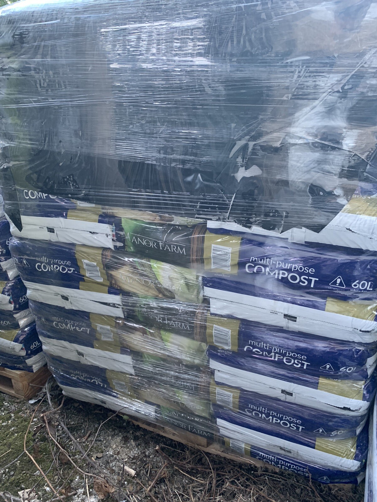 60lt MANOR FARM MULTI PURPOSE PEAT COMPOST - BUY 2 GET PAIR OF GLOVES ...