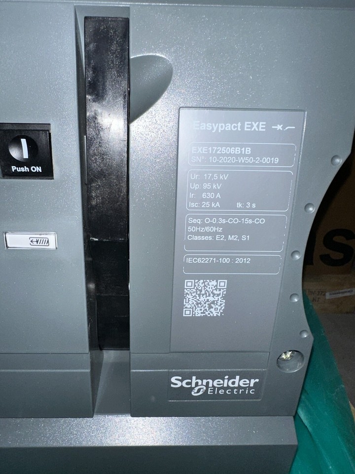 SCHNEIDER EXE172506B1B Easypact EXE 630A SN°: 10-2020-W50-2-0019 | eBay