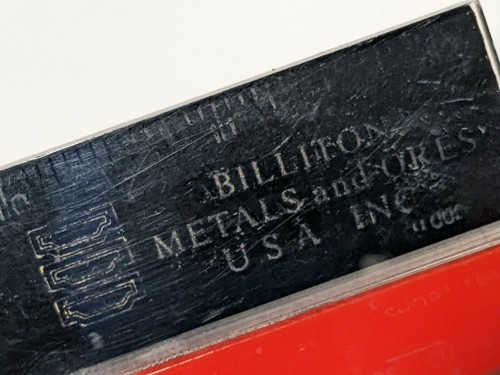 Règle À Calcul Publicitaire Vintage Billiton Metals And Ores USA Inc ...