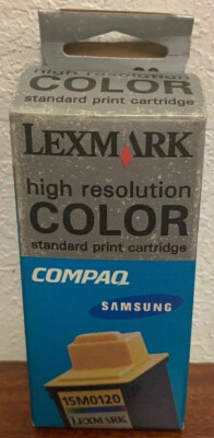 LEXMARK HI RES COLOR PRINT CARTRIDGE COMPAQ SAMSUNG GENUINE 15M0120 | eBay