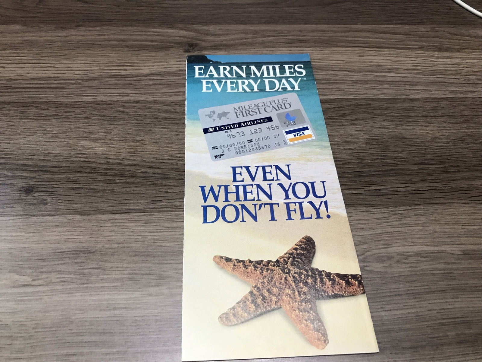 United Airlines Credit Card Brochure | eBay