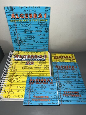 Teaching Textbooks Algebra 1 Set Complete Greg Shawn Sabouri | eBay