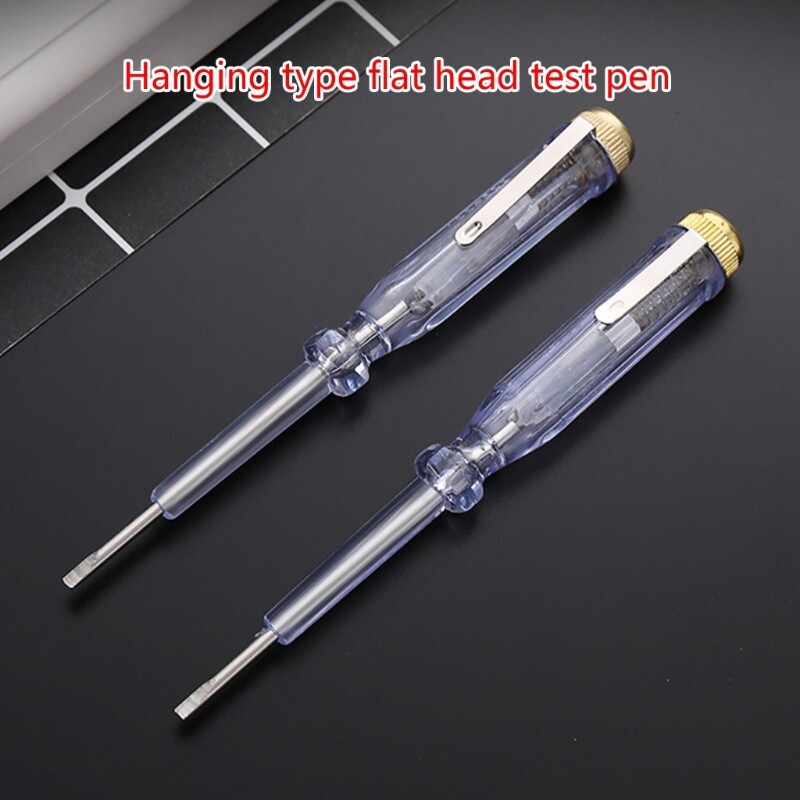 Electric Test Pen Tester 100-500V Current Tester Transparent- & Safe | eBay