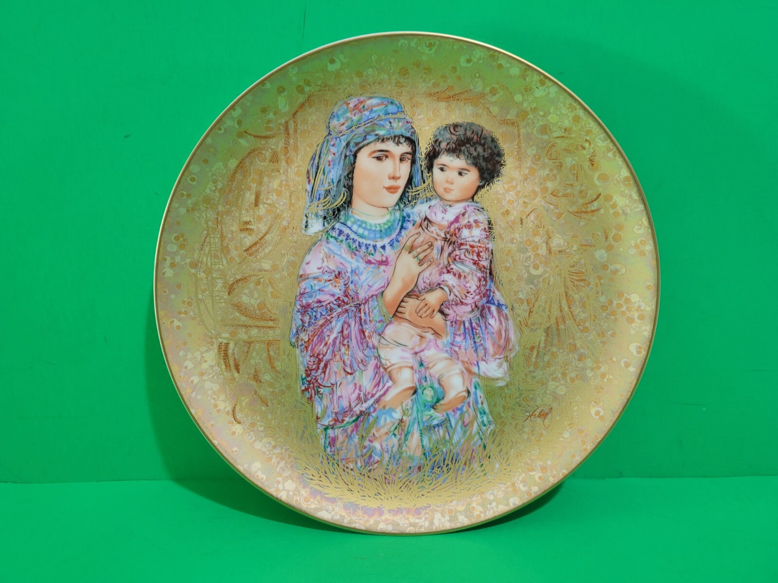 Edna Hibel Famous Women and Children Plate - Pharaoh's Daughter and ...
