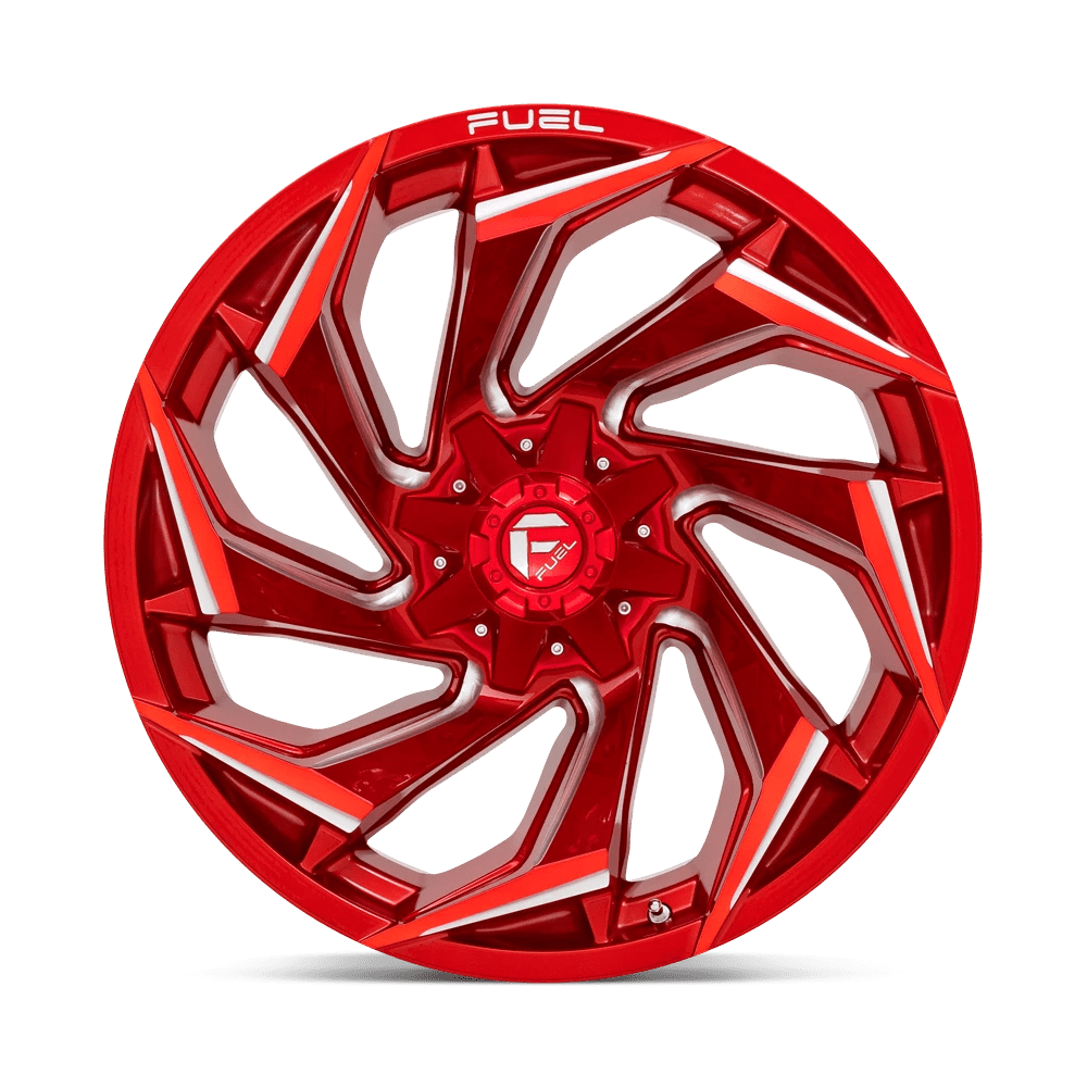 Fuel Off-Road D754 Reaction 22X12 -44 Candy Red Milled Wheel 8X170 (QTY ...