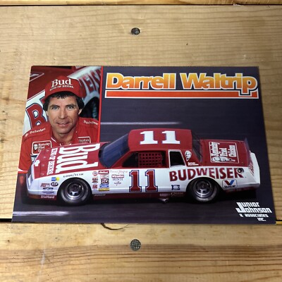 1985 Darrell Waltrip #11 NASCAR Budweiser Racing 6 X 9 Postcard ...