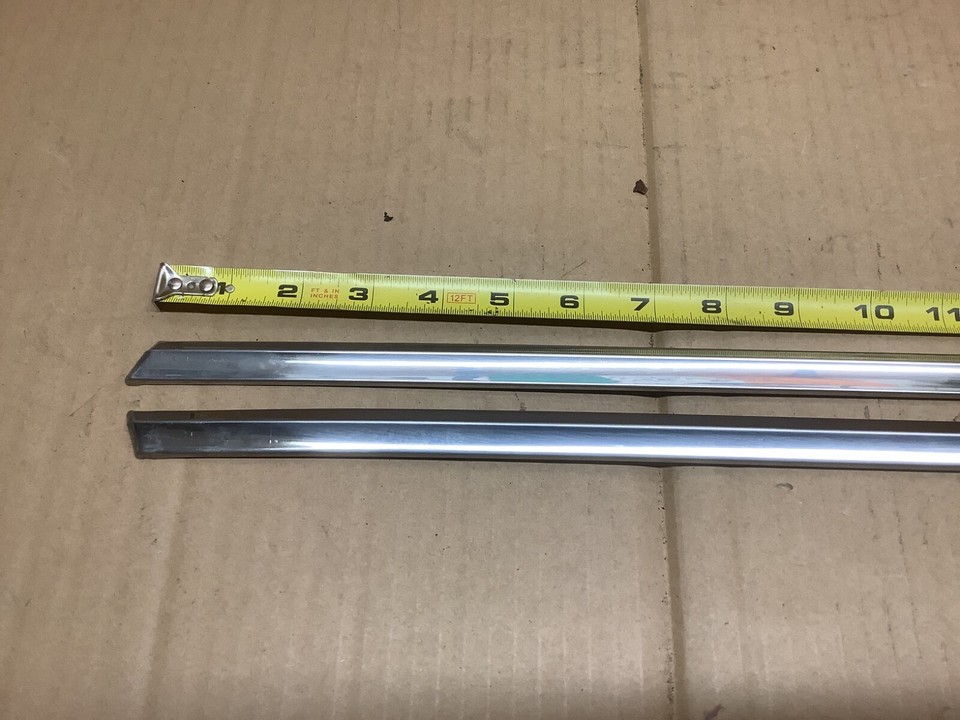 1956-61 c1 corvette front lower cove molding RH 3733572 LH 3733571 NOS ...