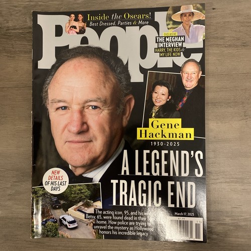 People Magazine Gene Hackman 1930-2025 Legends Tragic End March 17 2025 ...