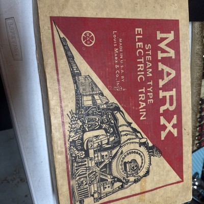 MARX Steam Type Electric Train Set #4205 New York 490 Engine + 3 cars ...