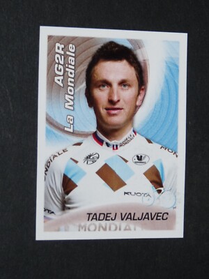 #17 TADEJ VALJAVEC AG2R LA MONDIALE CYCLISME PANINI SPRINT 2010 TOUR ...