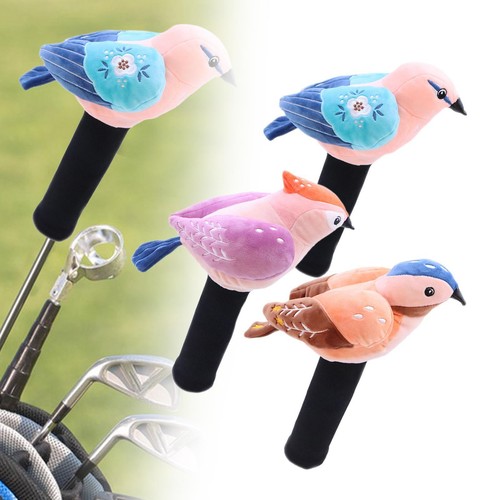 Bird Golf Wood Headcover Head Cover Knitted Plush Animal Shaped Golfer ...
