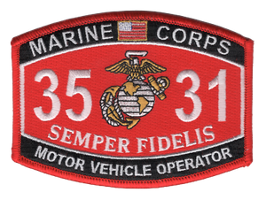 3531 Motor Vehicle Operator MOS Patch | eBay