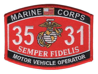 3531 Motor Vehicle Operator MOS Patch | eBay