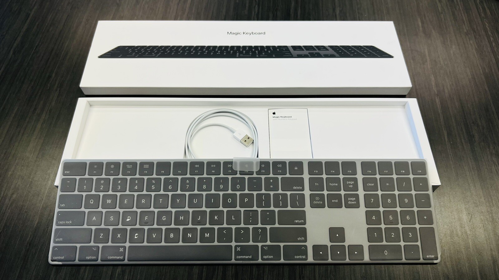 Apple Magic Keyboard Wireless Keyboard - Space Gray (MRMH2AC/A) for ...