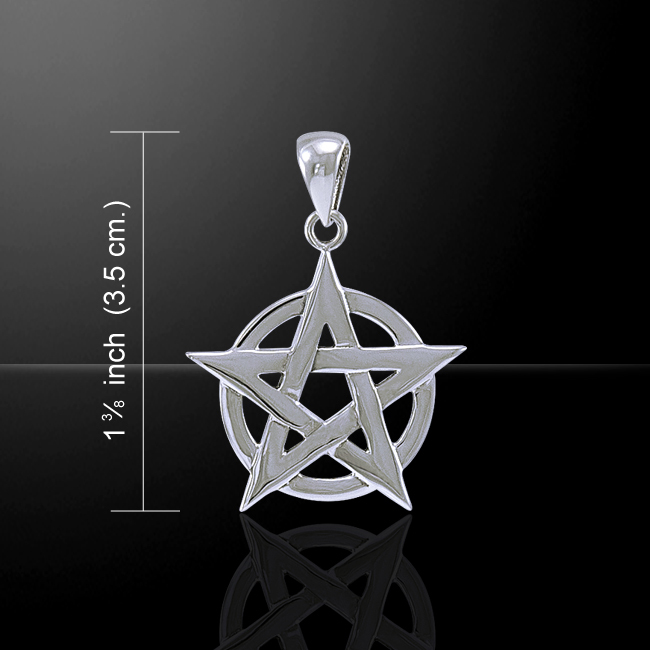 Pentagram Pentacle .925 Sterling Silver Pendant Peter Stone Jewlery ...