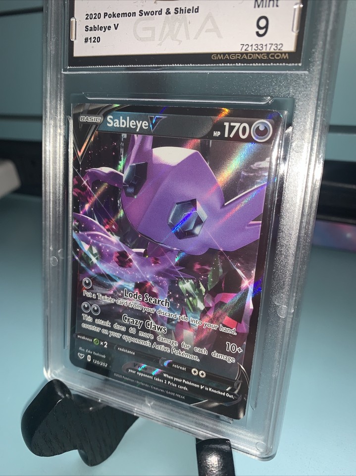 2020 Pokemon Sableye V Full Art Holo Graded Gma 9 | eBay