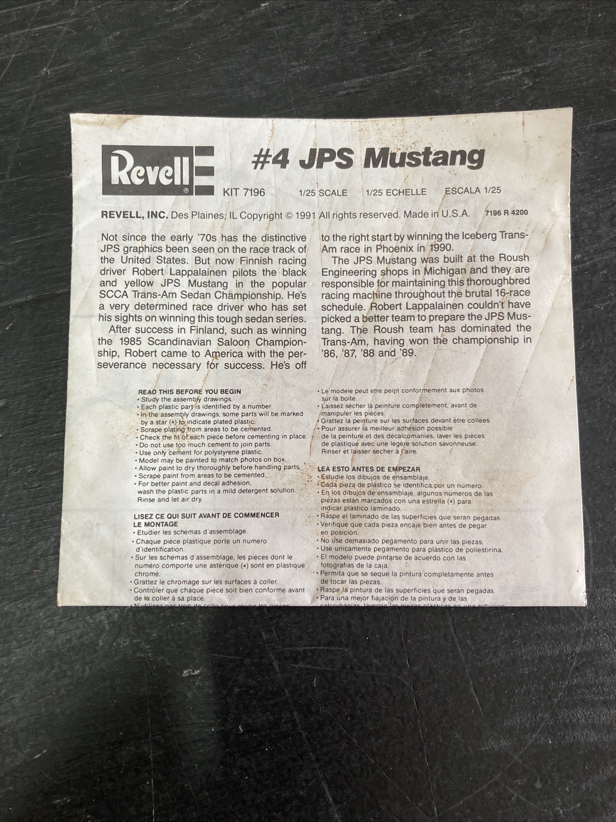 Vintage Revell Lot of Hot Rod model car kit instructions Lot #6 | eBay