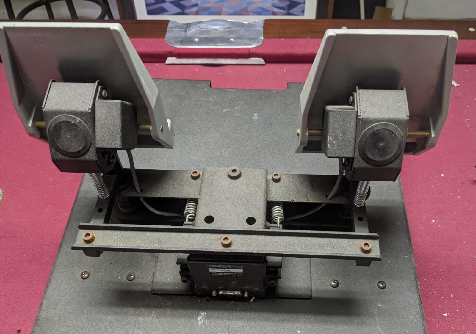 Precision Flight Controls aluminum Rudder Pedals For Flight Simulator ...