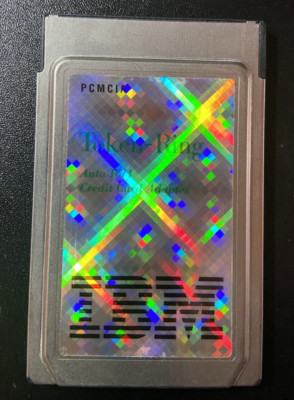 Vintage IBM PCMCIA Auto 16/4 Token Ring PC Card Credit Card Adapter | eBay