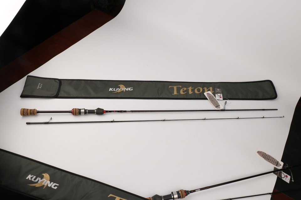 KUYING TETON Super Ultra Soft Light Baitcasting Spinning Lure Fish Rod ...