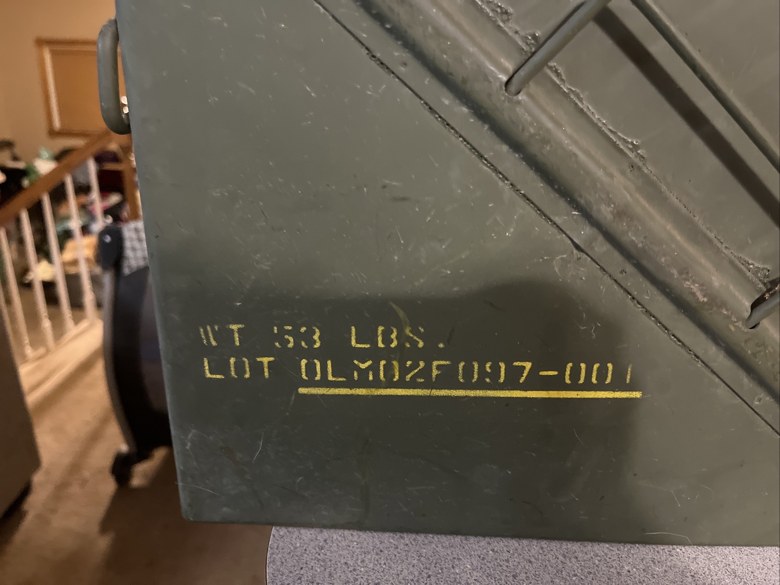 25mm Ammo Can Storage U.s. Military Surplus Army Collectible Removable ...