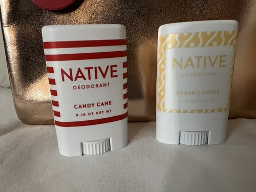 New Lot 3 Native Travel Trial Size (2) Deodorant & Cosmetic Bag Candy ...