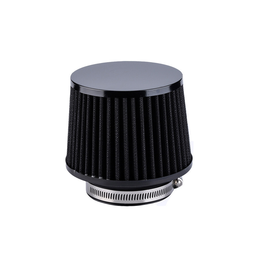 1x 65mm/2.5'' Black Motorcycle Air Filter Pod Rubber Adapter High Cold ...