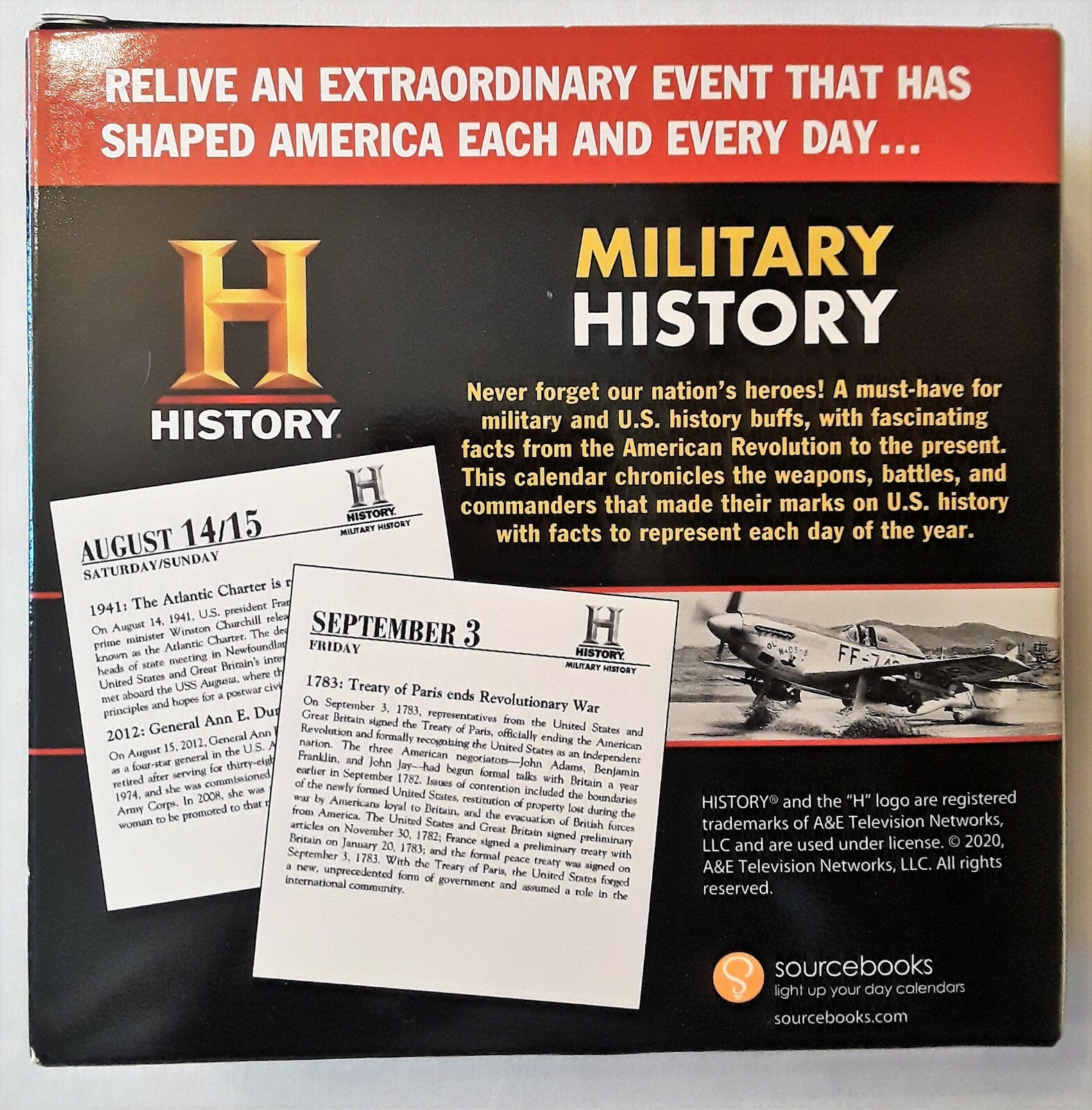 This Day in History 2021 Desk Calendar 365 Days of Military History ...