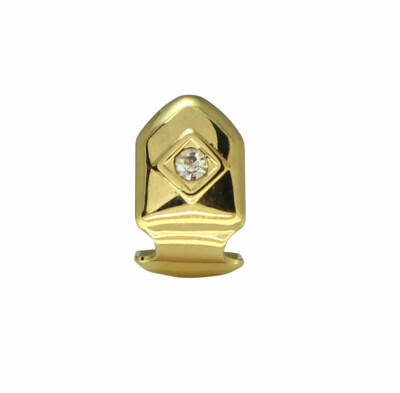 Cz Single Tooth Grill Cap Grillz Teeth w/Mold 14k Gold Plated Hip Hop ...