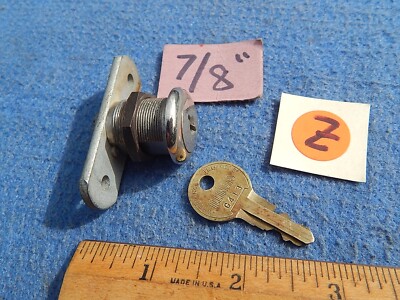 1950s Arcade Game Lock & Key ~ 7/8 inch - Illinois key G 413 | eBay