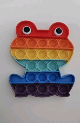 Silicone Sensory Fidget PopIt Push Bubble Relief Frog kids For Autism ...