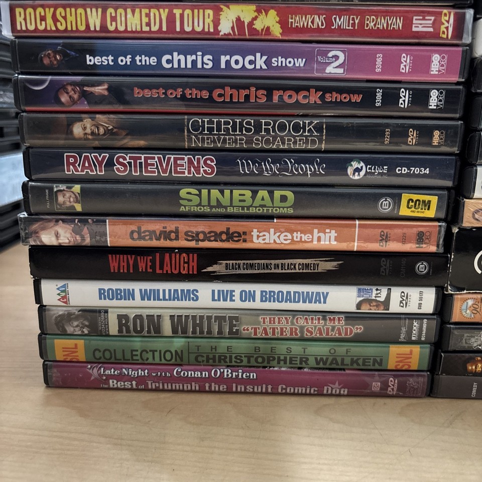 Lot 37 Stand Up Comedy DVD Specials Chris Rock Eddie Murphy Engrall ...