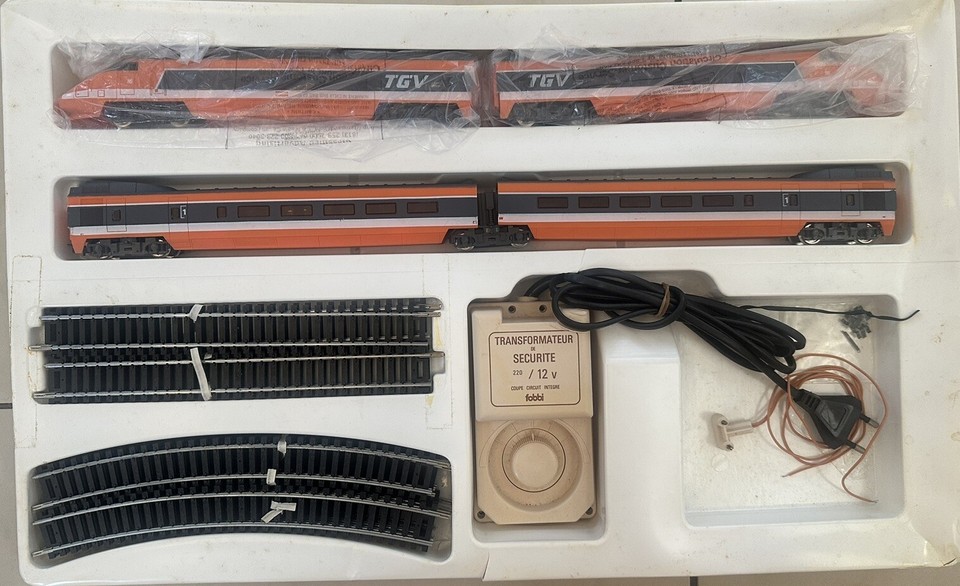 TGV Fobbi HO Electric Train Set 3124 W/track & Transformer | eBay