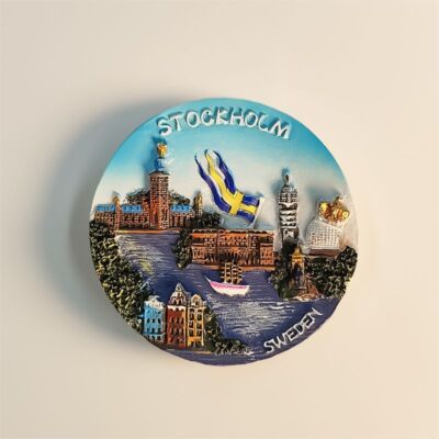 Stockholm Sweden Fridge Magnet Refrigerator Sticker Home Decor Resin ...
