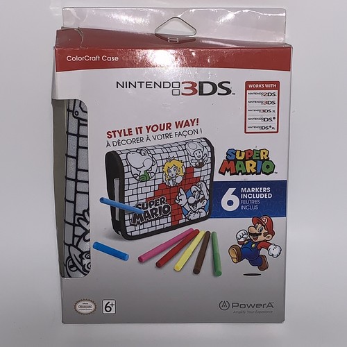 Super Mario Nintendo 3DS ColorCraft Case Style it Your Way Markers ...