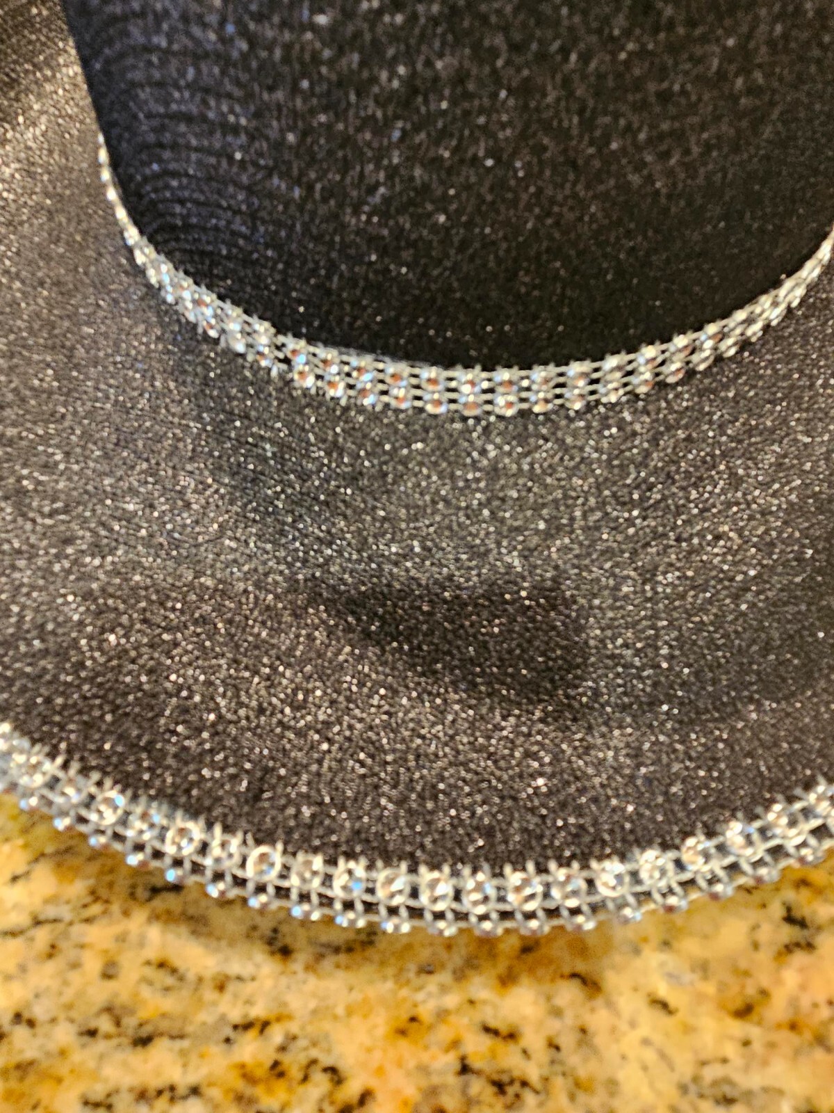 Black Rhinestone Band Cowboy Hat - Gem