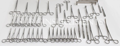 48 Pcs Hernia Set General Surgery Medical Instruments Stainless German ...