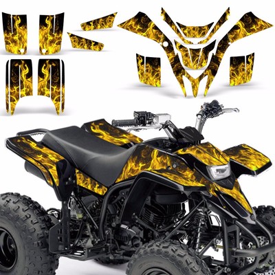 Yamaha Blaster 200 Decal Graphic Quad ATV Kit 1988-2005 ICE YELLOW | eBay