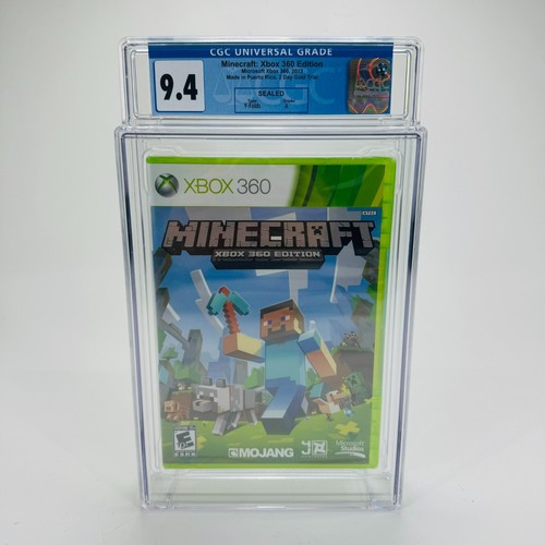 Minecraft - Xbox 360, 2013 1st First Edition 2 Day Gold Trial not WATA ...