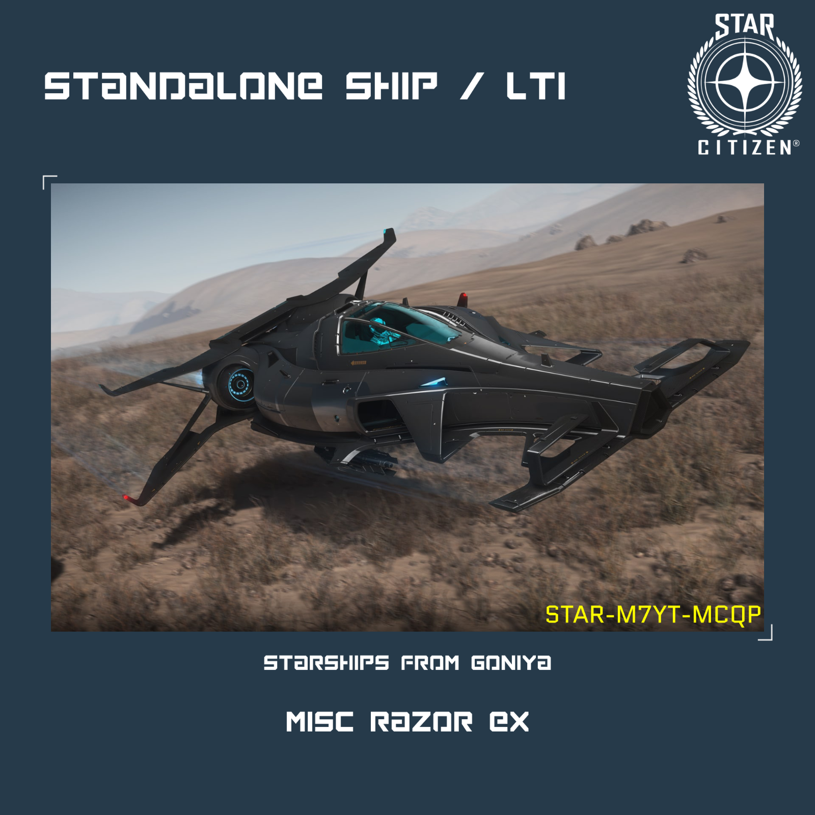 STAR CITIZEN - MISC RAZOR EX - LTI - CCU'd - (Lifetime Insurance) | eBay