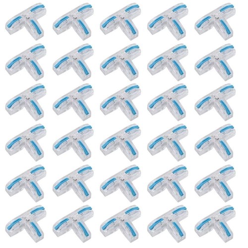 Lever Nut 3 Wire Connector T-Type Universal 3 30 PCS(Blue) | eBay