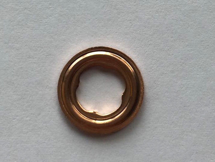 Diesel Injector Copper Sealing Washer Injector Copper Gasket 14 x 1.3mm ...