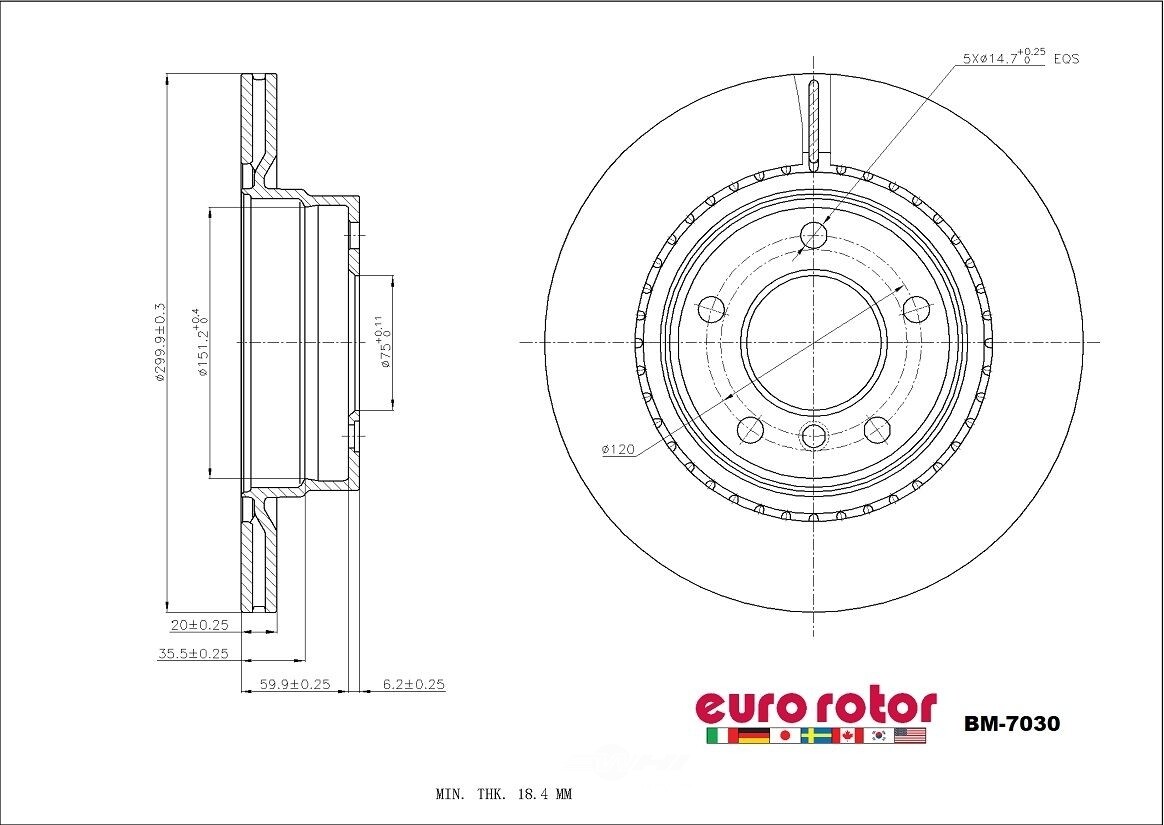 Disc Brake Rotor-Coupe Ultra BM-7030 for sale online | eBay